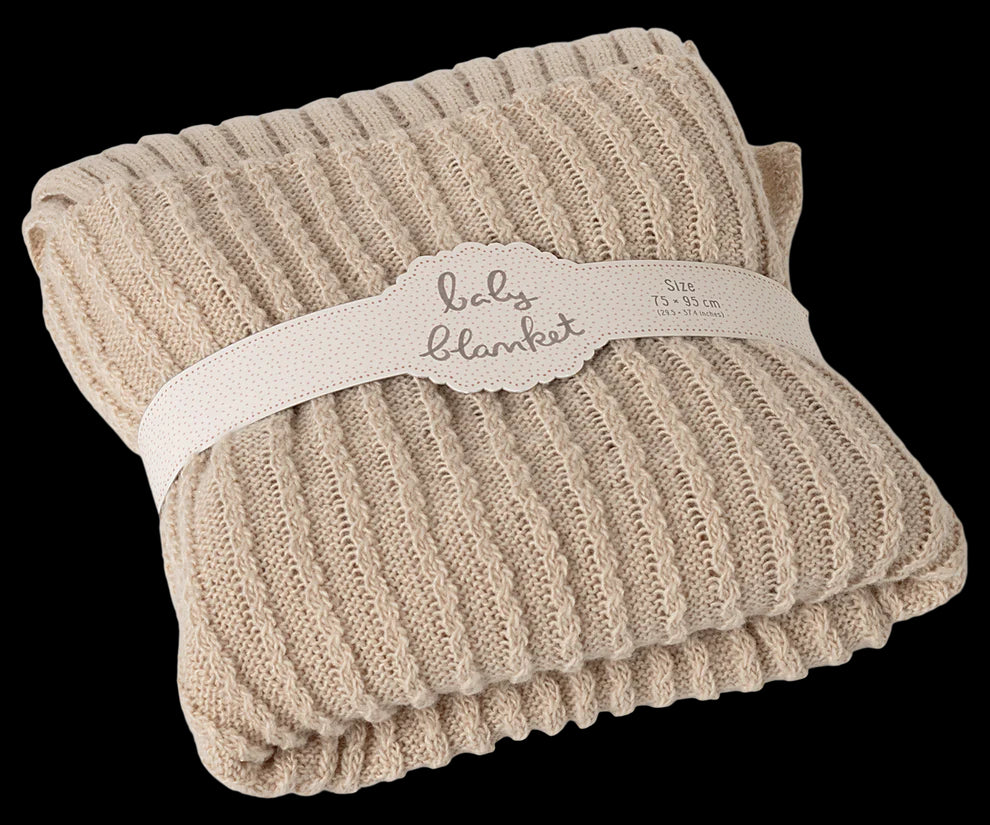 Maileg - Baby Deken 75 x 95 cm | Brown – Het land van Ooit