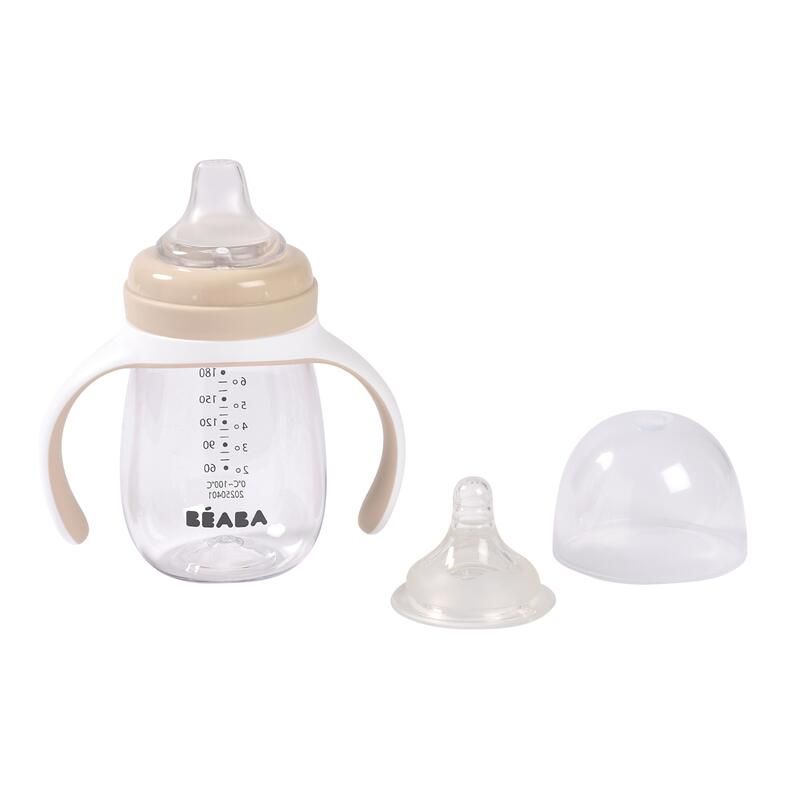 Beaba - Evolutieve Meegroeifles 2-in-1 210ml | Clay – Het land van Ooit